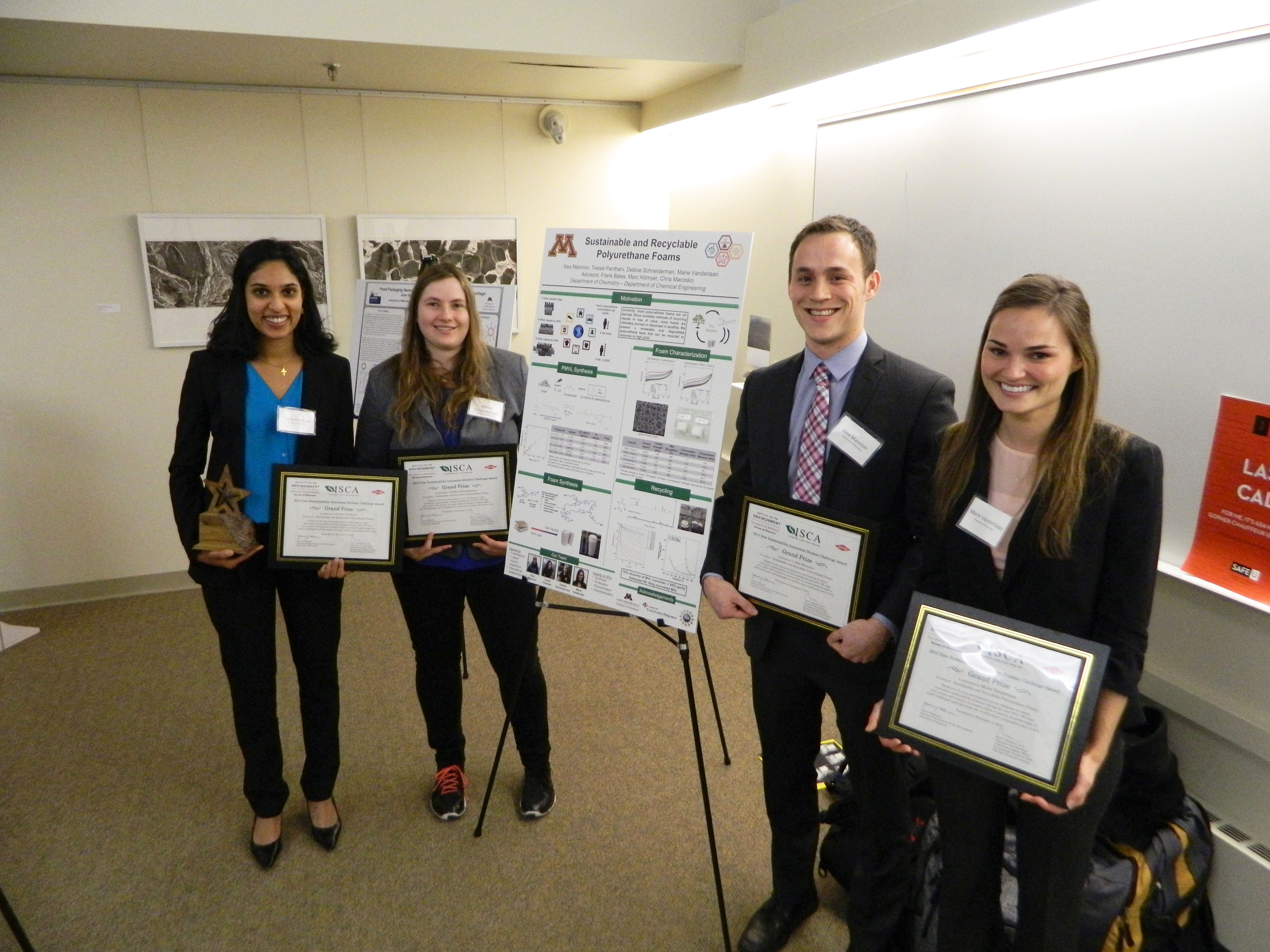 UMN Graduate Students Win $10K Prize For Biodegradable Foam